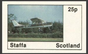 Stamp: Aircraft (Scotland, Staffa: Cinderella Stamps(Light Aircraft ...