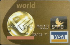 Bank Card: World Gold (Yapi Kredi Bankasi, Türkiye (Turkey)Col:TR-VI ...