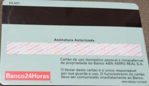 Bank Card: Banco Real Realmaster (ABN-AMRO Bank, BrazilCol:BR-VE-0031.02