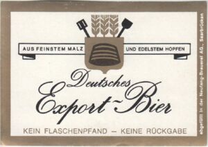 Drink Label: Deutsches Export Bier (Neufang Brauerei AG, Germany ...