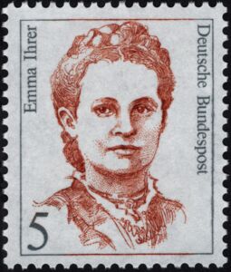 Stamp: Emma Ihrer (1857-1911) (Germany, Federal Republic(Women in ...