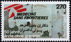 Stamp: Doctors Without Borders, 50th Anniversary (Germany, Federal ...
