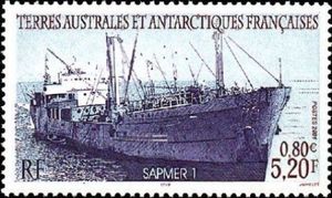 Stamp: Sapmer I (French Southern and Antarctic Lands (TAAF)(Old vessels ...