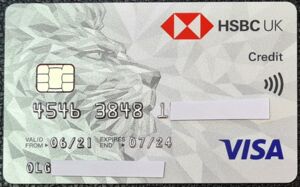 Bank Card: HSBC UK Visa Credit Lion (HSBC, United Kingdom of Great ...