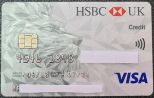 Bank Card: HSBC UK Visa Credit Lion (HSBC, United Kingdom of Great ...
