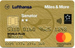Bank Card: Lufthansa - Miles & More - Senator - Mastercard CREDIT ...