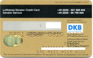 Bank Card: Lufthansa - Miles & More - Senator - Mastercard CREDIT ...