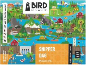 Drink Label: SnipperDag Peach IPA (Bird Brewery, NetherlandsCol:NL-BEER ...