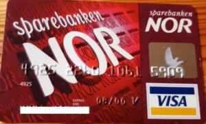 Bank Card: Sparebanken Nor (Sparebanken Nor, NorwayCol:NO-VI-0055