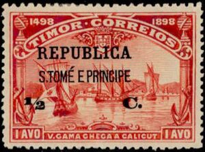 Stamp: Vasco da Gama (São Tomé and Príncipe(New Currency Surcharges On ...