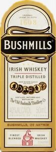 Drink Label: Bushmills Irish Triple Distilled (Old Bushmills Distillery ...
