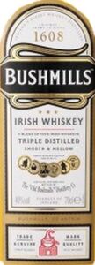 Drink Label: Bushmills Irish Triple Distilled (Old Bushmills Distillery ...