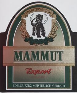 Drink Label: Mammut Export (Mammut-Getraenke GmbH, Germany, Federal ...