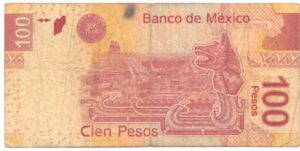 Banknote: 100 Pesos (Mexico(2004-2022 Issue) Wor:P-124d.1