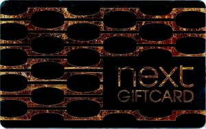 Gift Card: Next black (Next, United Kingdom of Great Britain & Northern ...