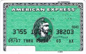 Bank Card: American Express (Bank Hapoalim, IsraelCol:IL-AE-0008.02