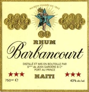 Drink Label: Rhum Barbancourt (T. Gardère & Cie., HaitiCol:HT-RUM-000004
