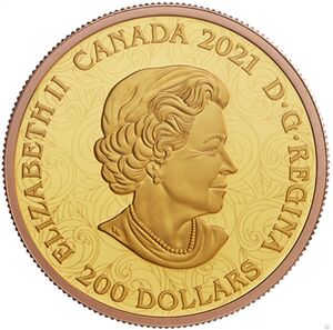 Coin: 200 Dollars (Treasure) (Canada(2021~Today - Pink Diamond Coin)