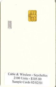 Phonecard: Sample Card (Test, Proof, Sample & Expo Cards, Seychelles ...