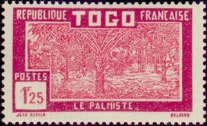 Stamp: Oil Palm Plantation (Togo(Agriculture) Mi:TG 95,Sn:TG 244,Yt:TG ...