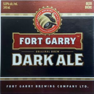 Drink Label: Fort Garry Dark Ale (Fort Garry Brewing Company Ltd ...