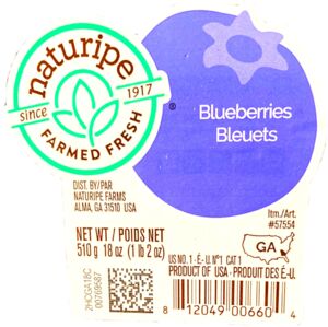 Food Label: Blueberries Bleuets (Naturipe Farms, United States of ...