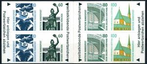 Stamp: Booklet-Sights (Germany, Federal Republic(Sights) Mi:DE MH27II