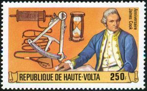 Stamp: 250th Anniversary of the Birth of Captain James Cook (Upper ...