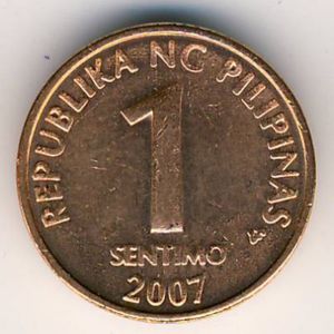 Coin: 1 Sentimo (Philippines(1946~Today - Republic of the Philippines ...