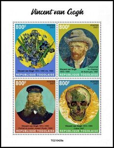 Stamp: Vincent van Gogh (1853–1890) (Togo(Vincent van Gogh (2021)) Yt ...