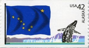 Stamp: Alaska (United States of America(Flags of Our Nation) Mi:US 4383 ...