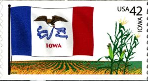 Stamp: Iowa (United States of America(Flags of Our Nation) Mi:US 4431 ...