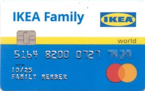 Bank Card: IKEA Family (Ikano bank, RussiaCol:RU-MC-2887