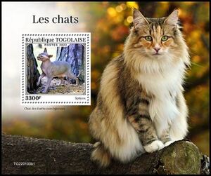 Stamp: Sphynx (Togo(Domestic Cats (2022)) Col:TG 2022-08
