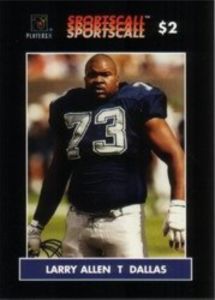 Phonecard: Larry Allen (T Dallas Cowboys Football) Card #287 ...