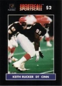 Phonecard: Keith Rucker (DT Cincinnati Bengals Football) Card #339 ...