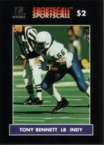Τηλεκάρτα: Tony Bennett (LB Indianapolis Colts Football) Card #377 ...