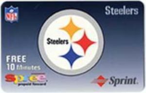 Phonecard: Spree Foncard NFL: Pittsburgh Steelers Logo (Sprint (SPR ...