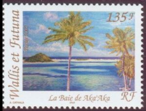 Stamp: Bay Aka'Aka (Wallis and Futuna(Landscape) Mi:WF 827,Sn:WF 559d ...