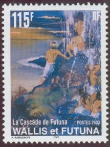 Stamp: Cascade Futuna (Wallis and Futuna(Landscape) Mi:WF 854,Sn:WF 574 ...
