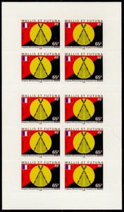 Stamp: Flag of the Kingdom of monarchical Sigave (Wallis and Futuna ...