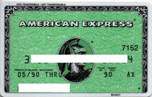 Bank Card: American Express classic (American Express, ItalyCol:IT-AE ...