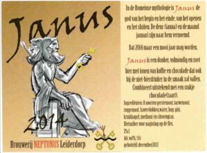 Drink Label: Janus (Brouwerij Neptunus, NetherlandsCol:NL-BEER-029676