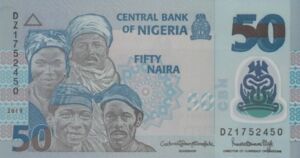 Banknote: 50 Naira (Nigeria(2009-2022 Polymer Issue) Wor:P-40ir