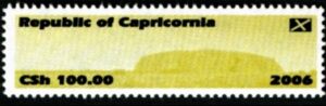 Stamp: Uluru (Cinderellas(Australia - Capricornia) Col:CA-P 200608B-1