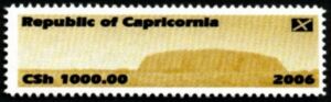 Stamp: Uluru (Australia: Cinderella Stamps(Capricornia) Col:CA-P 200608B-4