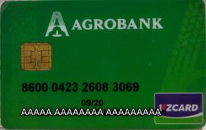Bank Card: Agrobank (Agrobank, UzbekistanCol:UZ-GM-0015