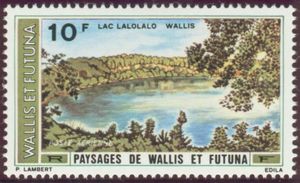 Stamp: Wallis Lake Lalolalo (Wallis and Futuna(Landscape) Mi:WF 269,Sn ...