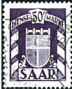 Briefmarke: Coat of arms of the Saar (Deutschland (Saarland ...