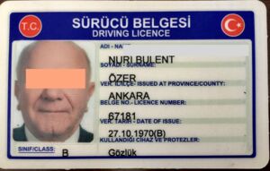 Functional Card: Turkish Driving Licence (Driving Licences, Türkiye ...